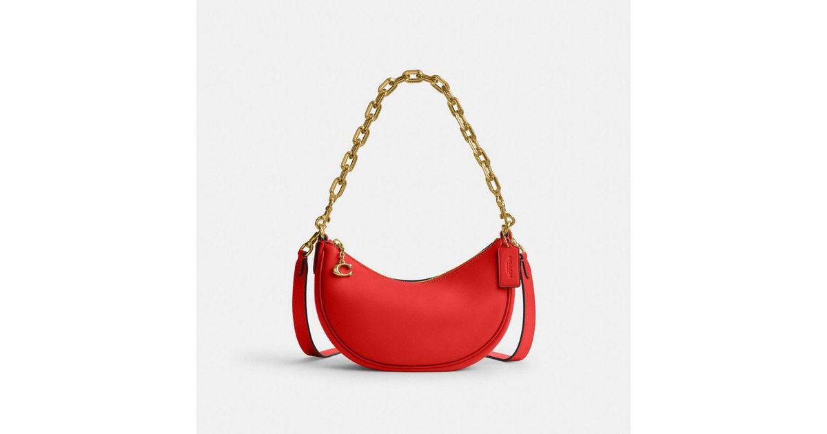 COACH Mira Shoulder Bag in Red | Lyst