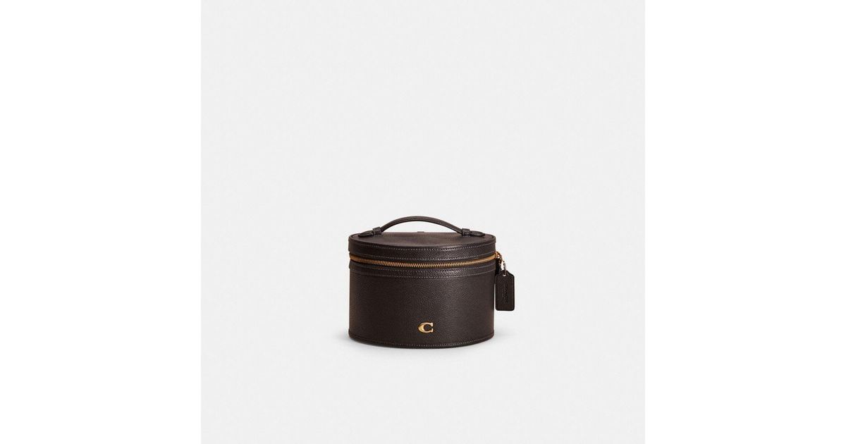 COACH Restored Essential Vanity Case in Brown | Lyst
