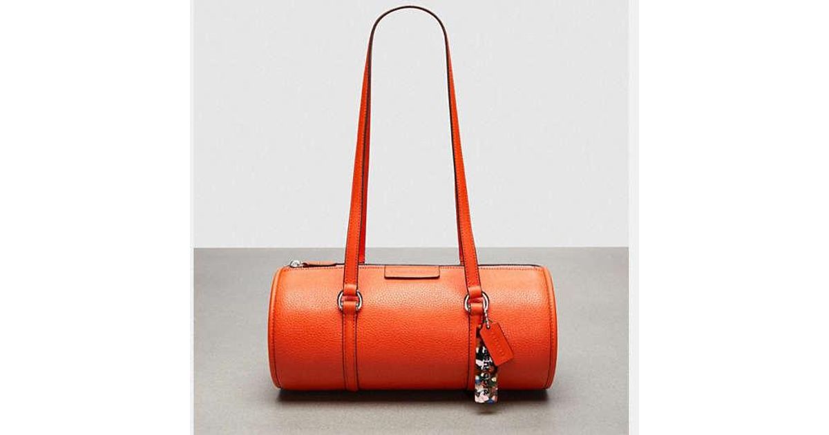 COACH Barrel Bag in Black | Lyst