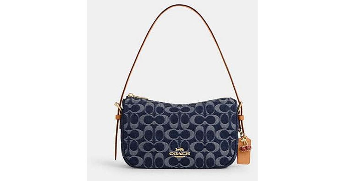 COACH Kailey Shoulder Bag in Blue | Lyst