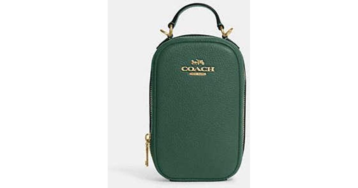 COACH Eva Phone Crossbody Bag in Green | Lyst UK
