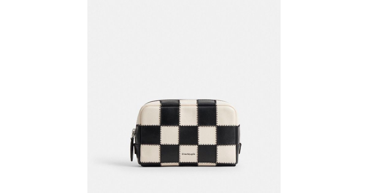 COACH Cosmetic Pouch in Black | Lyst