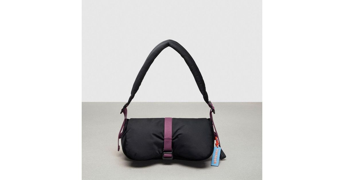 COACH Topia Loop Puffy Wavy Dinky Bag in Black | Lyst