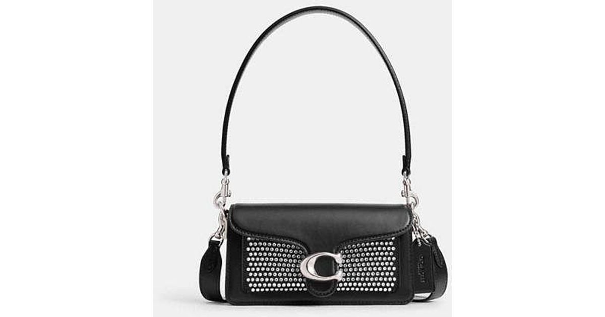 COACH Tabby Shoulder Bag 20 With Crystal in Black | Lyst UK