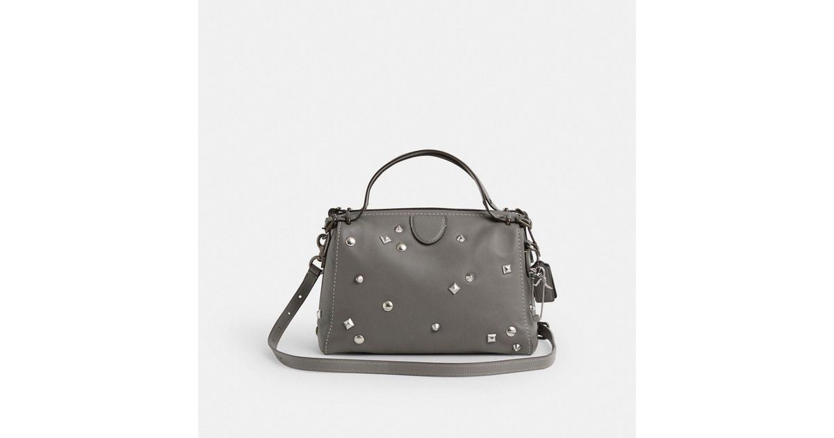 COACH Upcrafted Laural Frame Bag in Gray | Lyst
