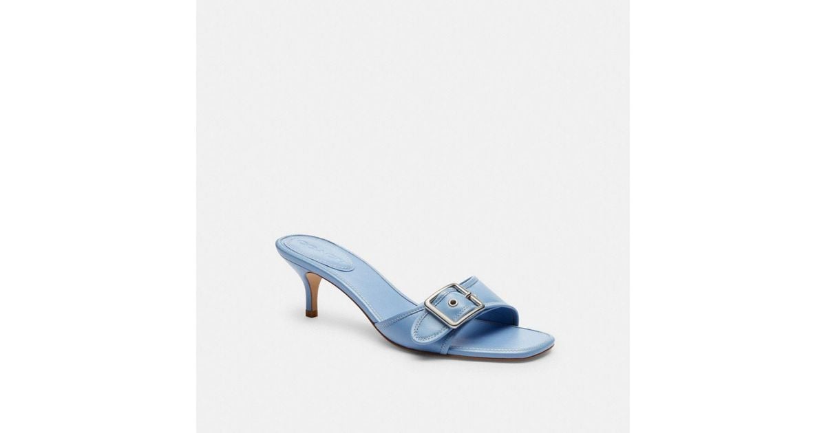 COACH Margot Sandal in Blue | Lyst
