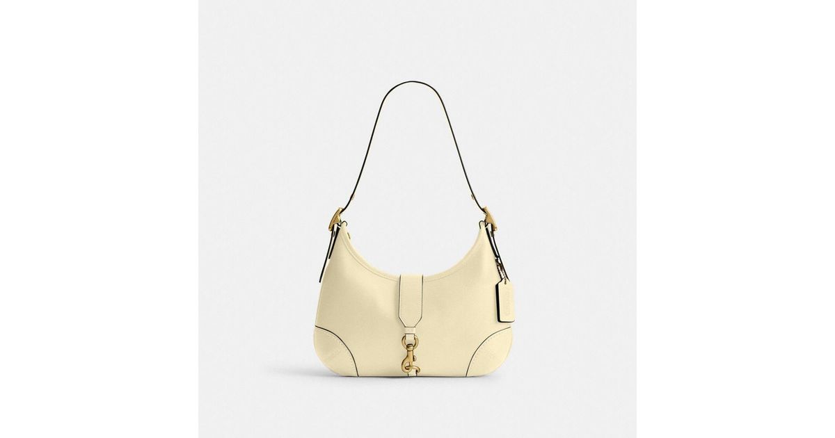 COACH Hamptons Hobo Bag in Natural | Lyst