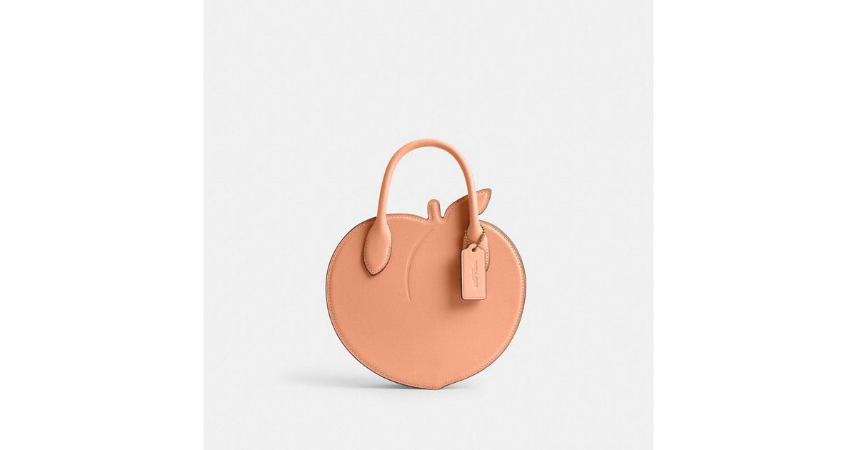 COACH Peach Bag in Black | Lyst