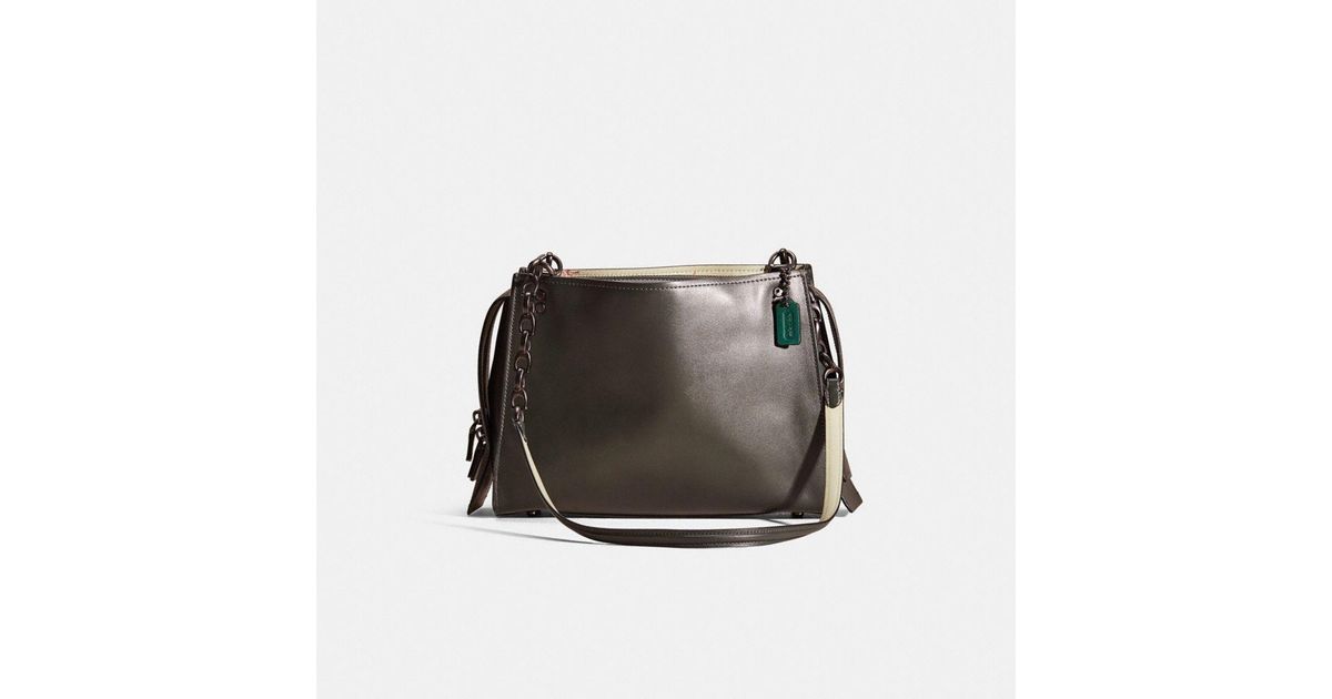 COACH Restored Emery Crossbody In Colorblock in Black | Lyst