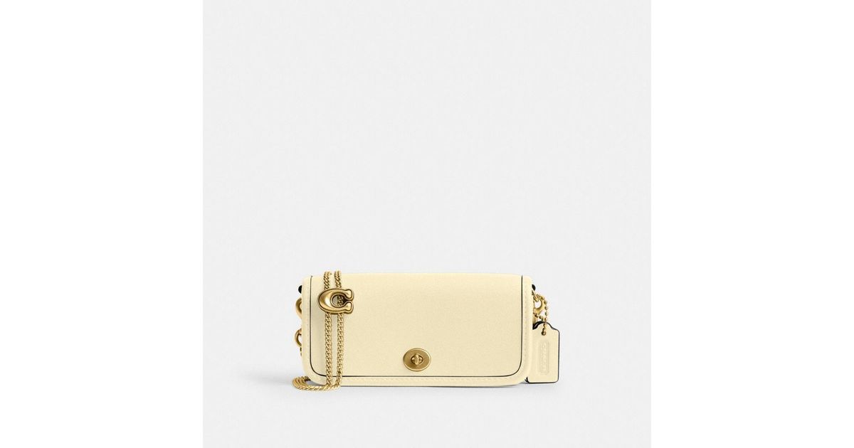 COACH Dinky Bag 14 in Natural | Lyst