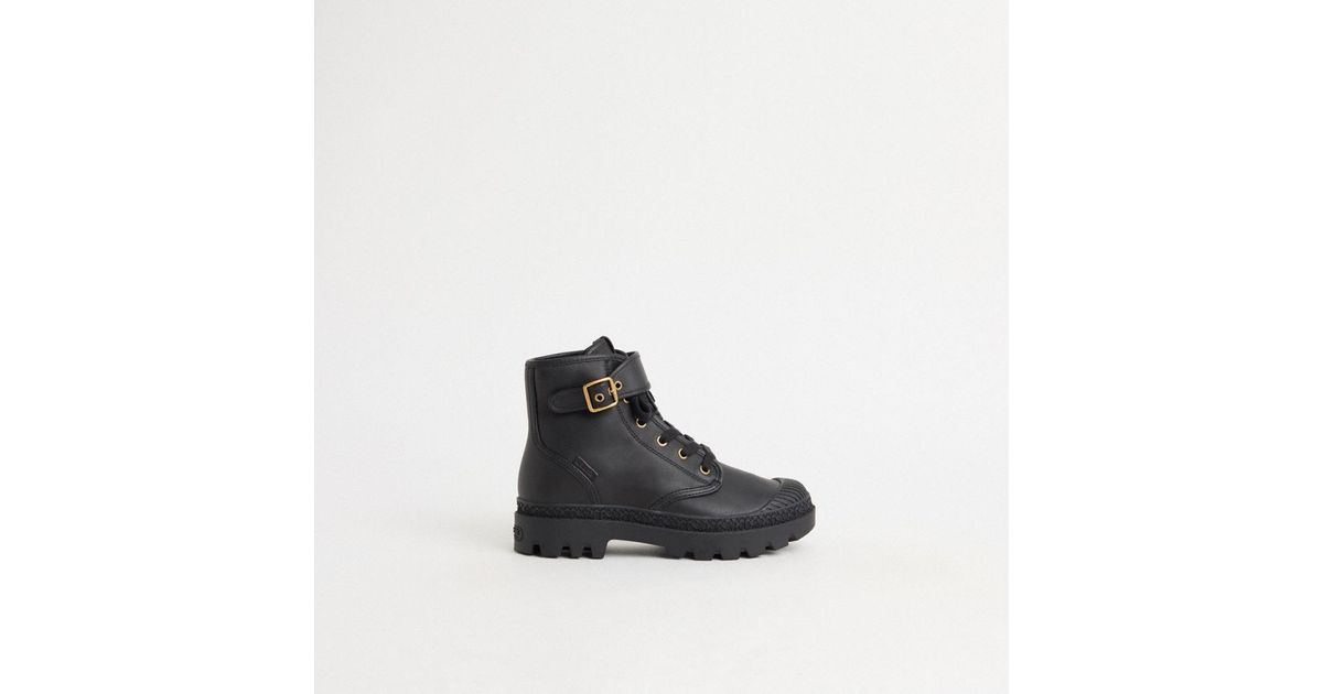 COACH Restored Trooper Mid Top Boot in Black | Lyst COACH Restored Trooper Mid Top Boot in Black | Lyst