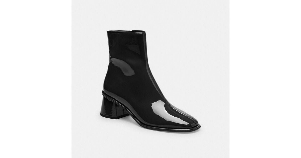 COACH Gigi Bootie in Black | Lyst