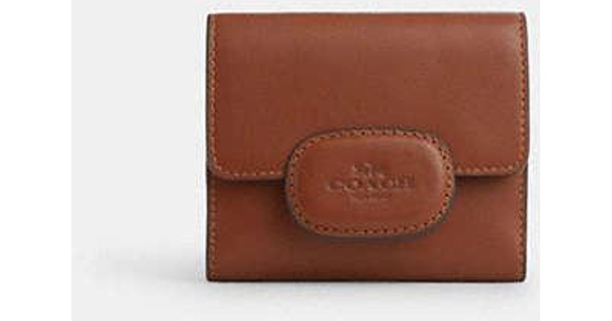 COACH Eliza Small Wallet in White | Lyst UK