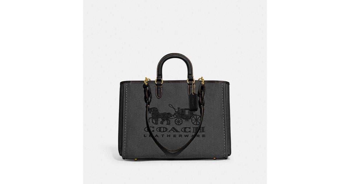COACH Reese Tote in Black | Lyst