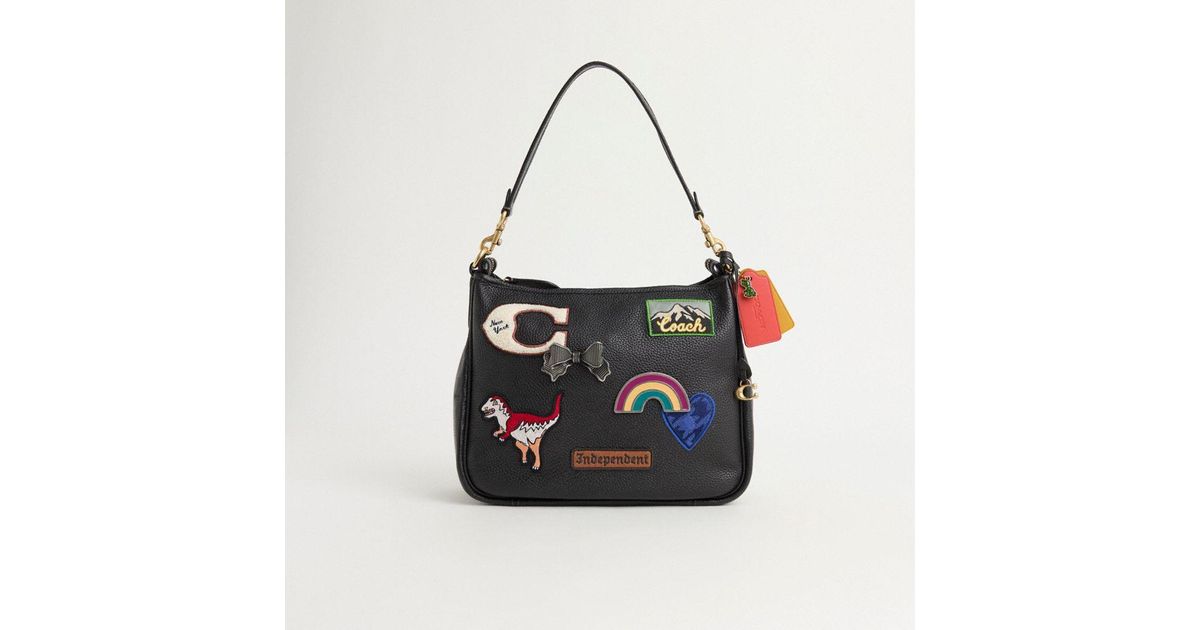 COACH Upcrafted Cary Shoulder Bag in Black | Lyst