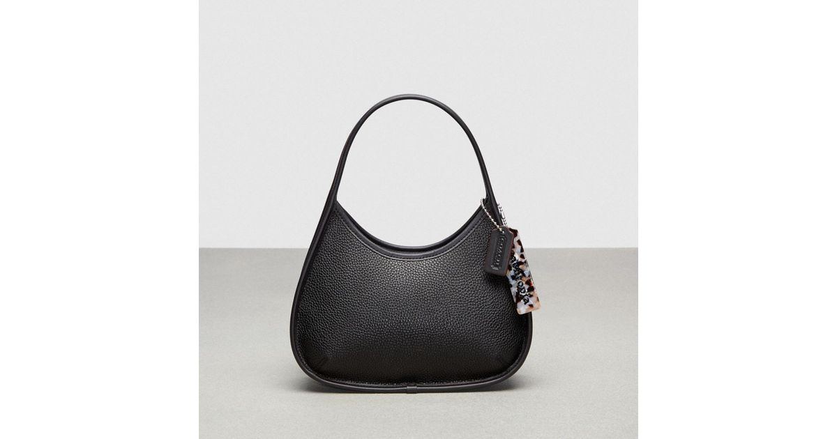 COACH Ergo Shoulder Bag In Topia Leather in Black | Lyst