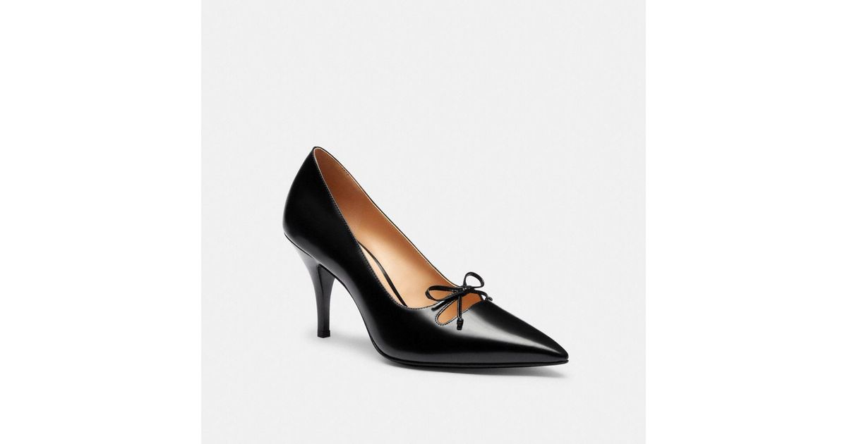 COACH Pump in Black | Lyst