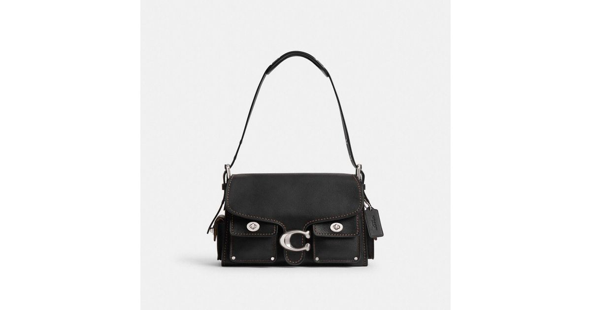 COACH Cargo Turnlock Soft Tabby in Black | Lyst