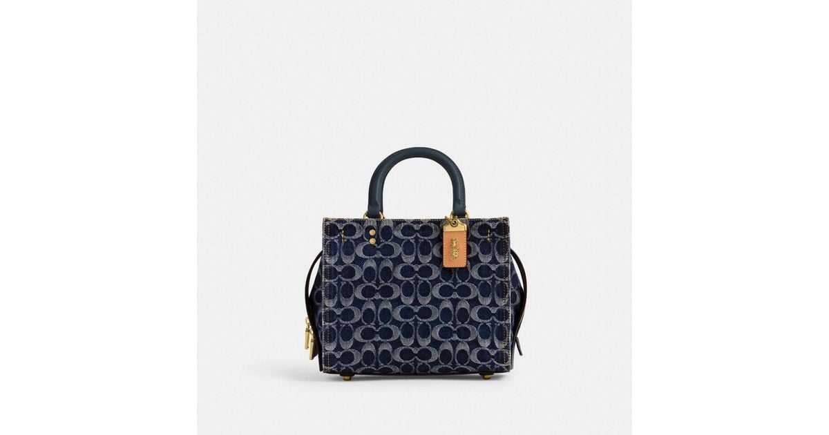 COACH Rogue Bag 25 In Signature Denim in Blue | Lyst