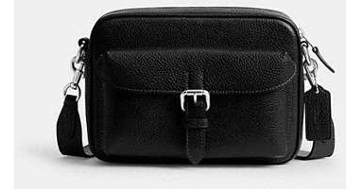 COACH Warner Crossbody Bag in Black for Men | Lyst