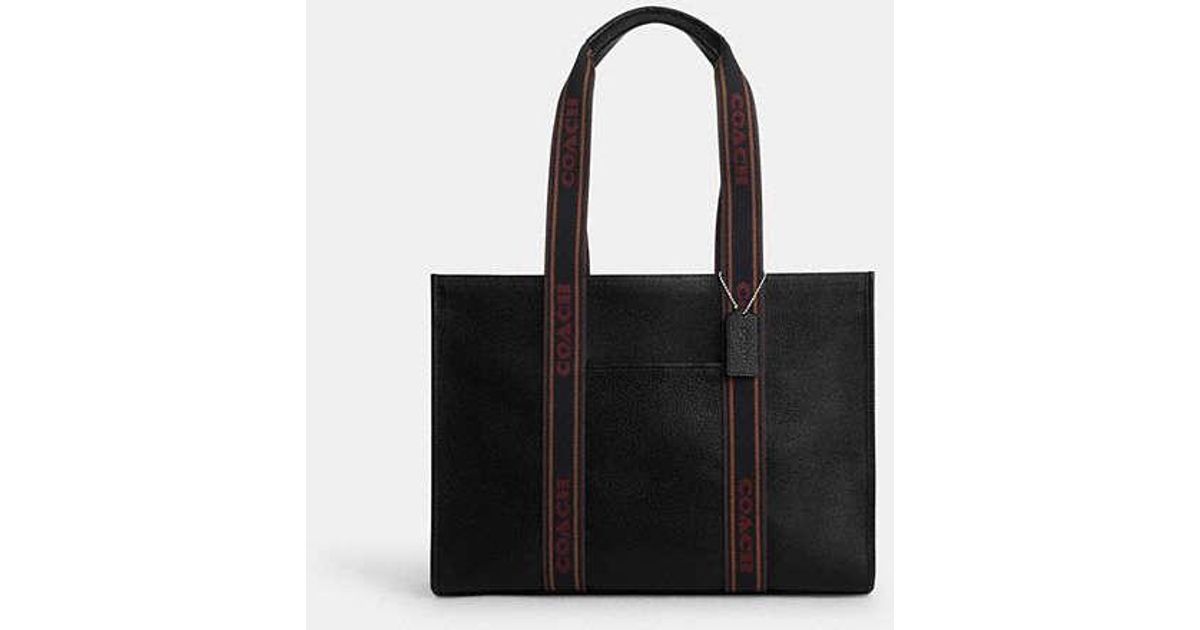 COACH Large Smith Tote Bag in Black | Lyst UK