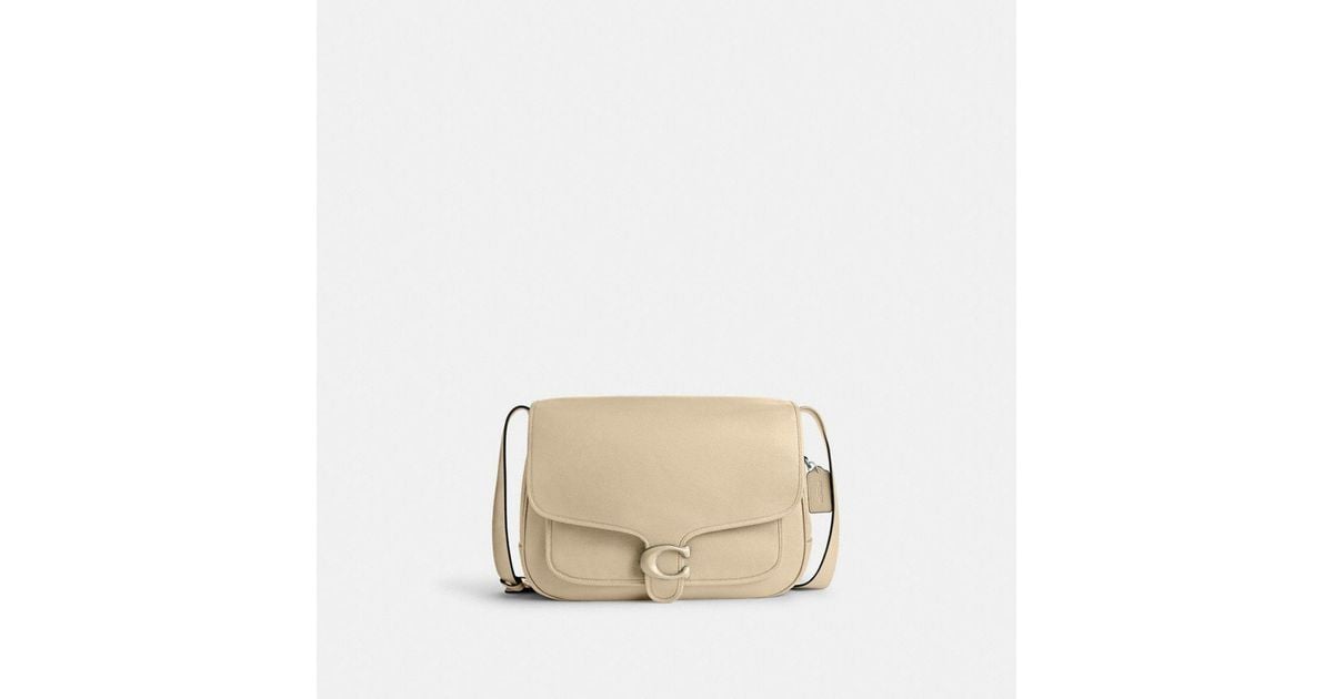 COACH Tabby Messenger Bag 40 in Natural for Men | Lyst