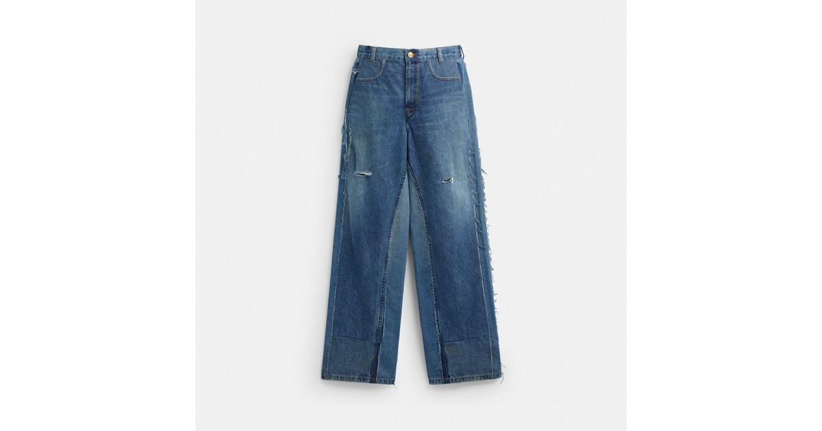 COACH Repurposed Jeans in Blue | Lyst Canada