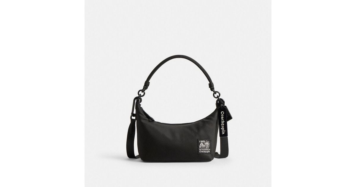 COACH Topia Loop Shoulder Bag in Black | Lyst