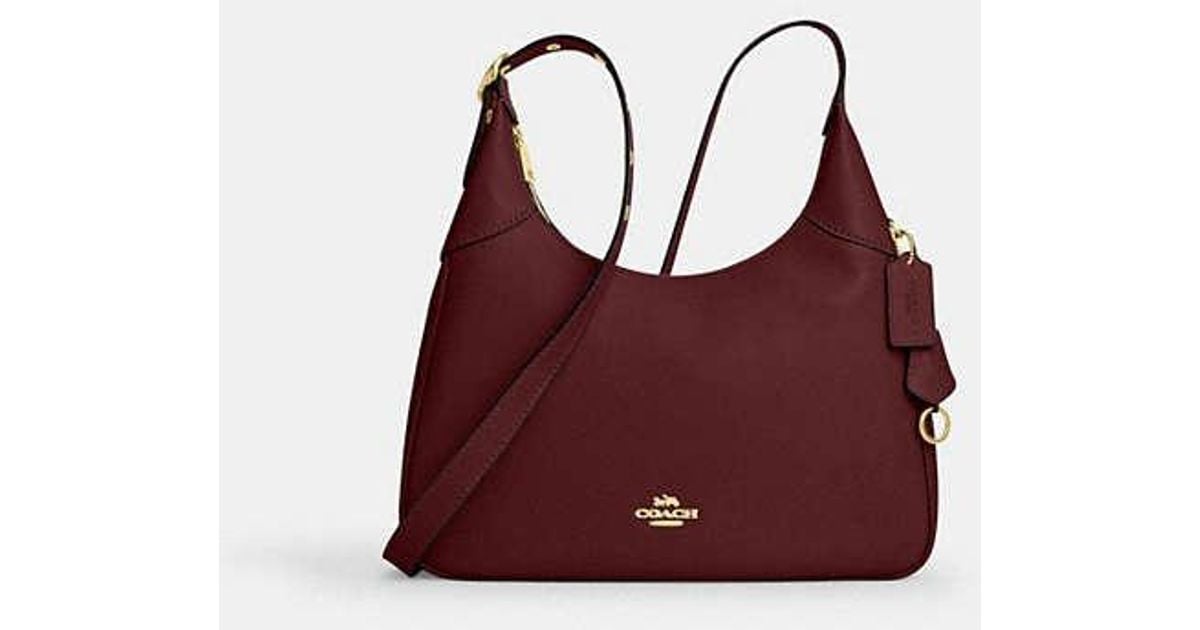 COACH Ella Shoulder Bag in Red | Lyst