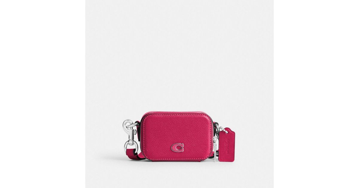 COACH Crossbody Pouch in Pink for Men | Lyst