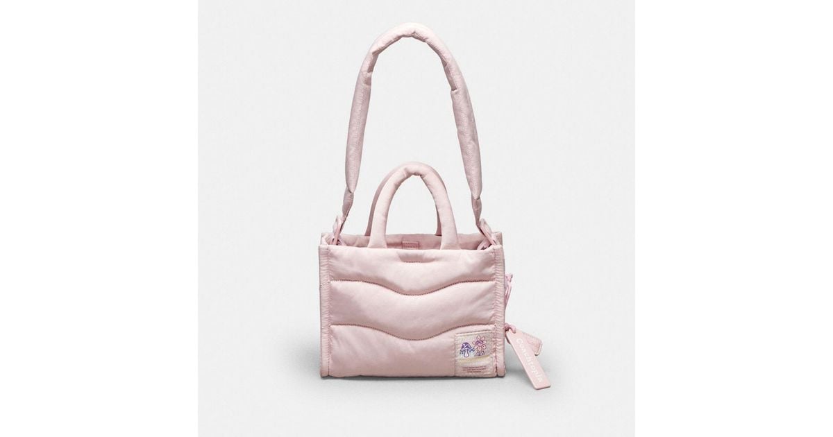 COACH Topia Loop Mini Tote in Pink | Lyst