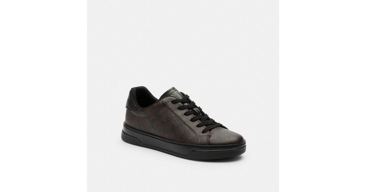 COACH High Line Sneaker in Black | Lyst