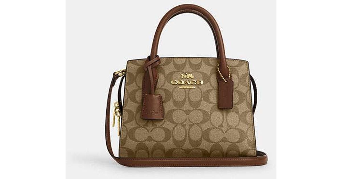 COACH Andrea Carryall Bag in Black | Lyst UK