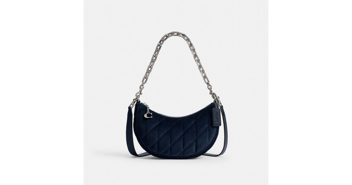 COACH Mira Shoulder Bag With Quilting in Blue | Lyst