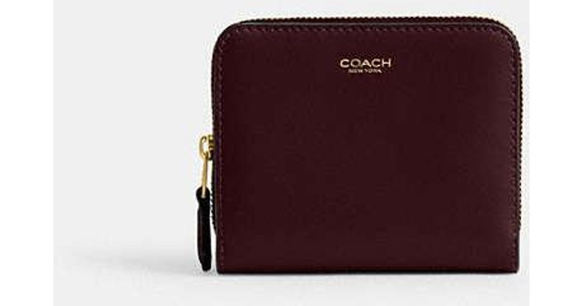 COACH New York Billfold Wallet in Red | Lyst UK