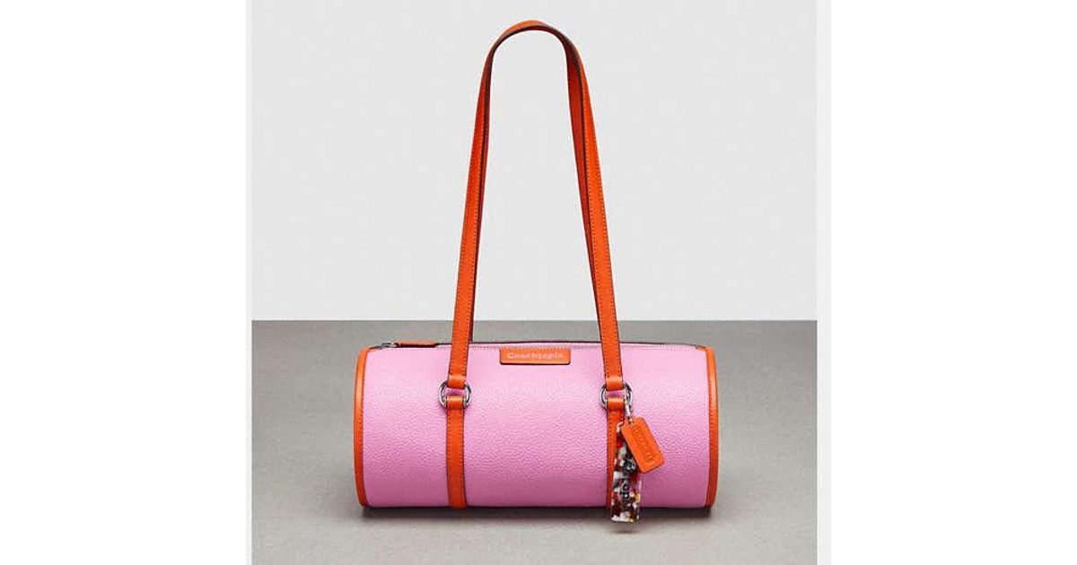 COACH Barrel Bag in Black | Lyst