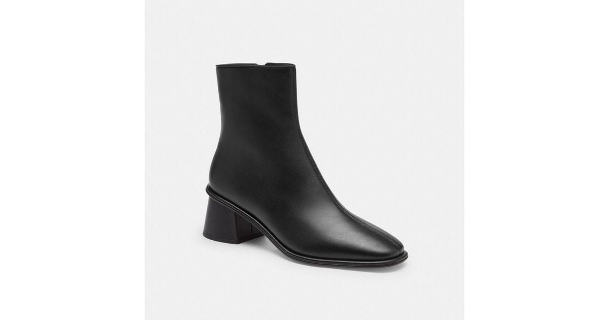 COACH Gigi Bootie in Black | Lyst