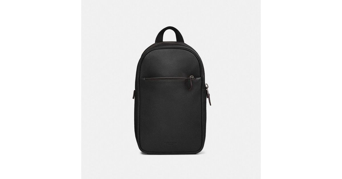 COACH Restored Metropolitan Soft Pack in Black for Men | Lyst COACH Restored Metropolitan Soft Pack in Black for Men | Lyst