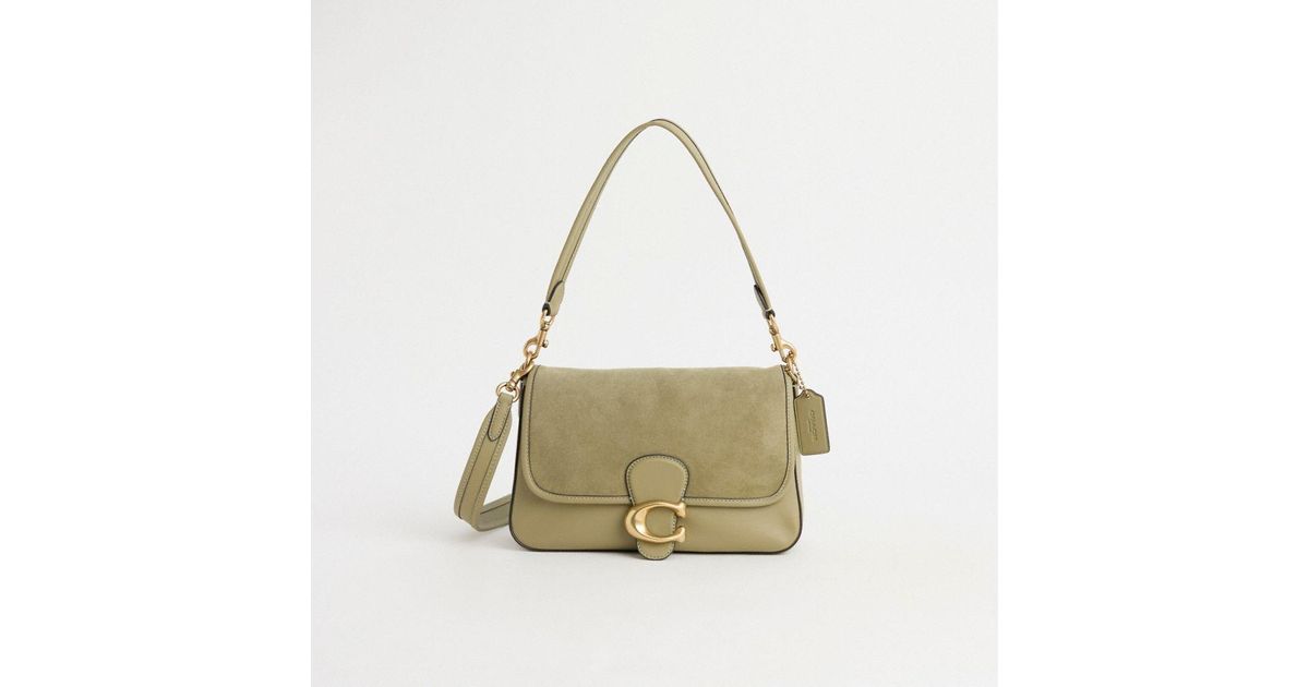 COACH Restored Soft Tabby Shoulder Bag in Metallic | Lyst