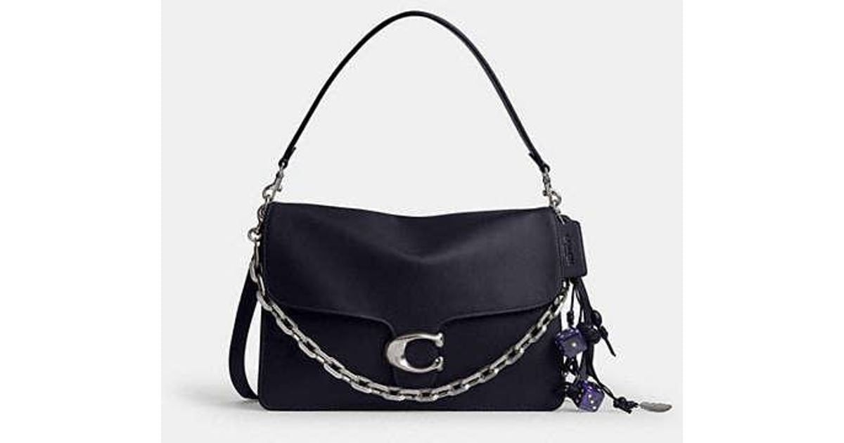 COACH Runway Chain Tabby Shoulder Bag 35 in Black | Lyst UK
