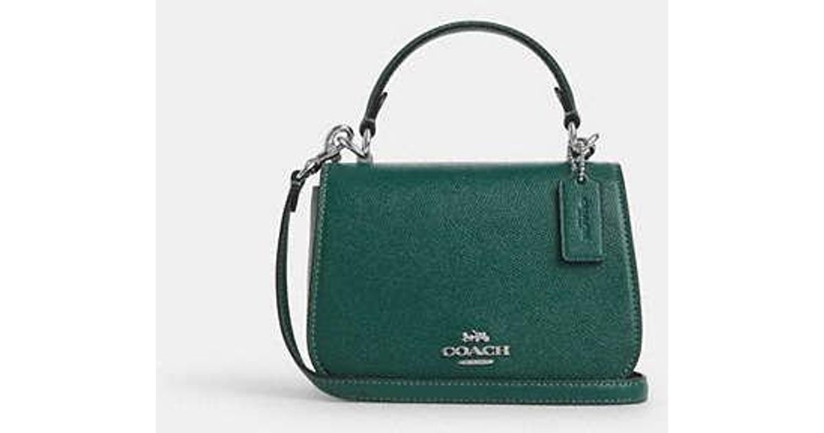 COACH Lysa Top Handle Bag in Green | Lyst