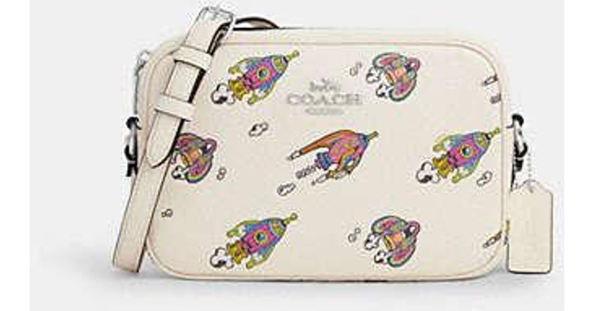 COACH Cosmic Coach Jamie Camera Bag With Rocket Print in Black | Lyst