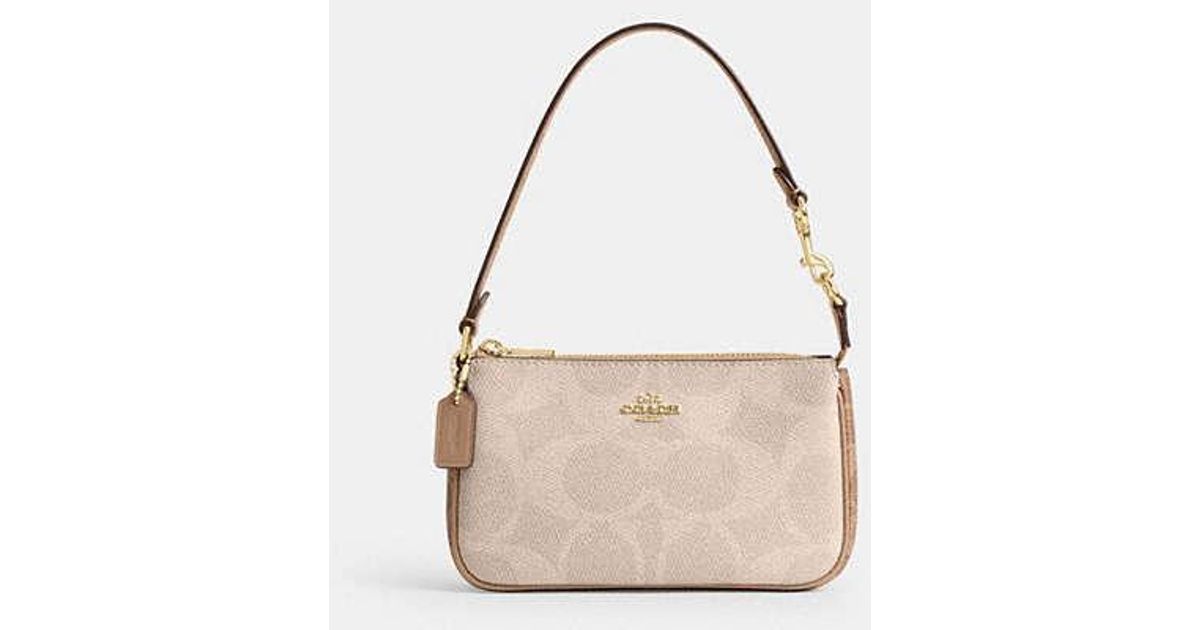 COACH Nolita 19 In Blocked Signature Canvas in Black | Lyst