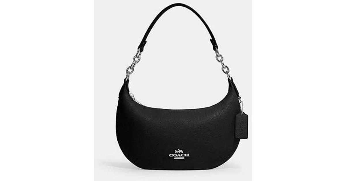 COACH Payton Hobo Bag in Black | Lyst UK