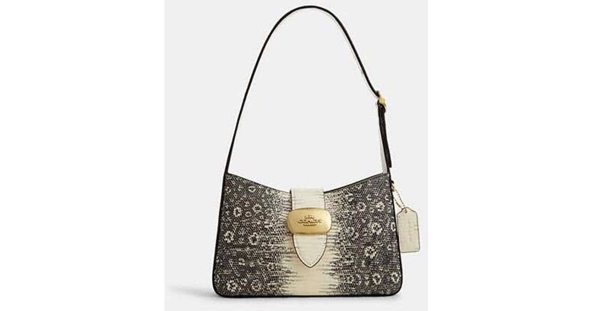 COACH Eliza Shoulder Bag in Black | Lyst