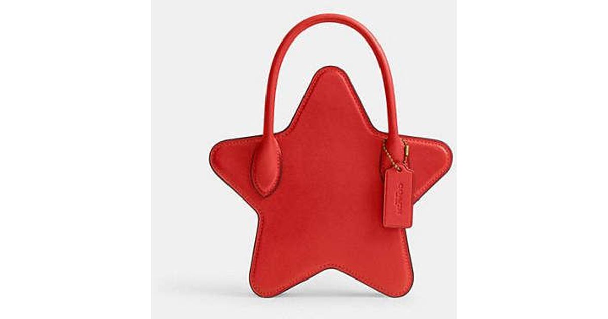 COACH Star Bag in Red | Lyst