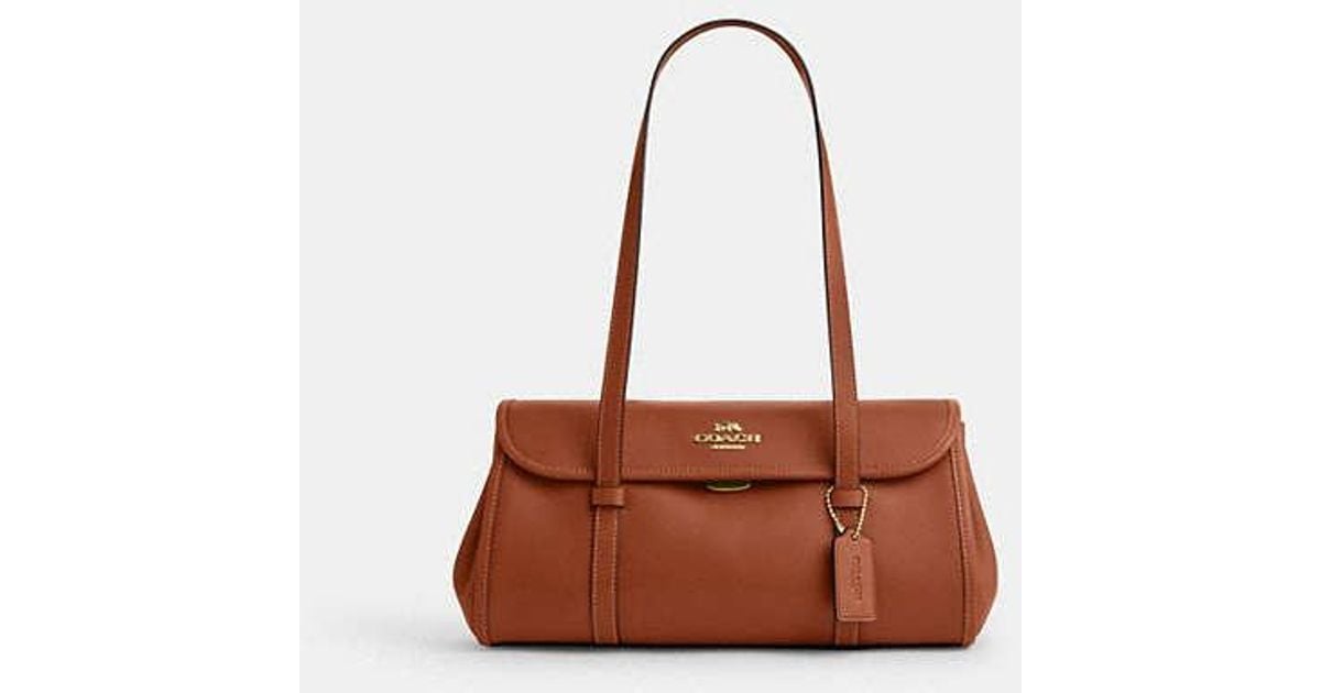 COACH Bridget Flap Shoulder Bag in Black | Lyst