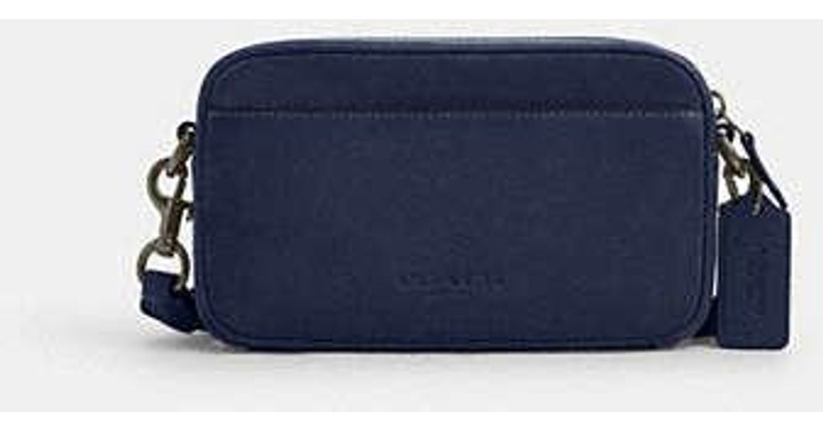 COACH Jayden Crossbody Bag In Suede in Blue for Men | Lyst UK