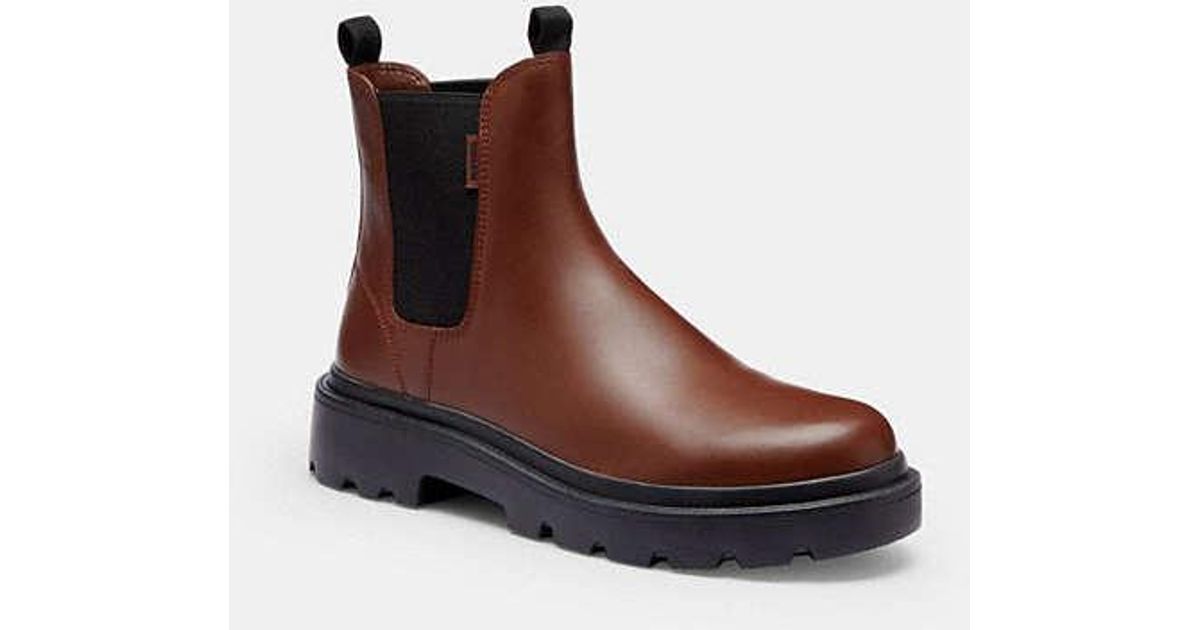 COACH Chelsea Boot in Black for Men | Lyst