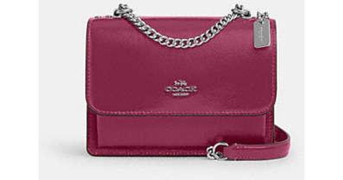 COACH Mini Klare Crossbody Bag in Black | Lyst